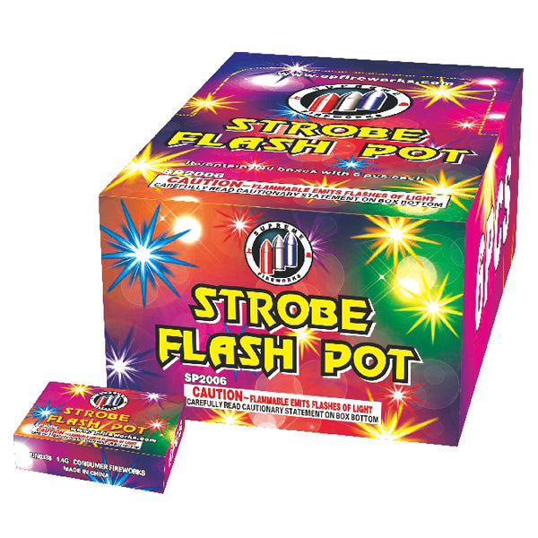 FLASH STROBE POT - Item # SP2006 – Liberty Fireworks