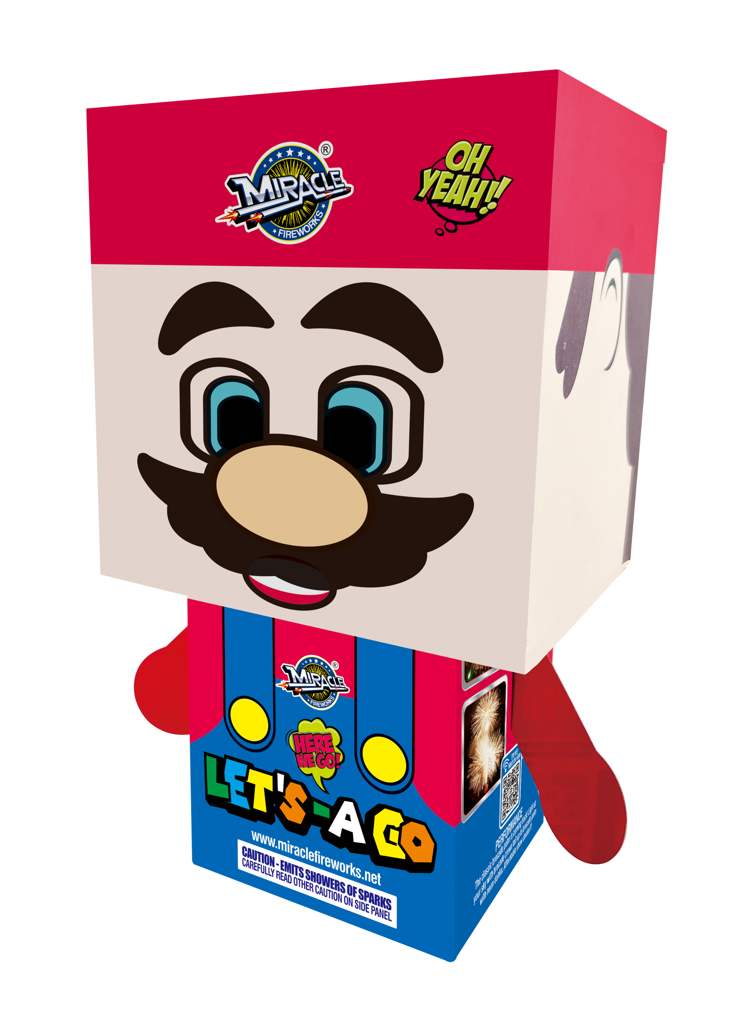 Let's-A Go - Mario - Item # M390 – Liberty Fireworks