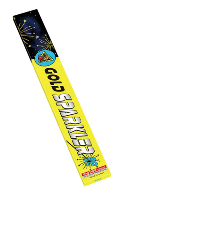 20" Gold Sparklers (12 pack) - Item # MM-8021 – Liberty Fireworks