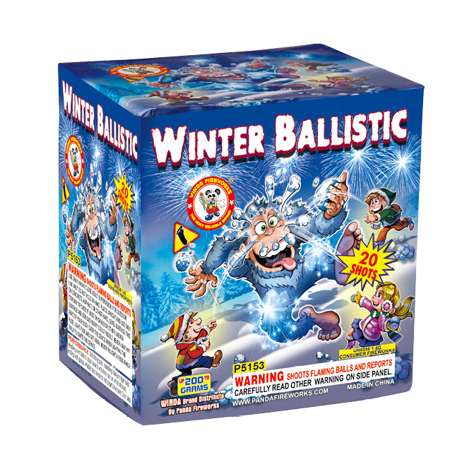 Winter Ballistic 20'S - Item # P5153 – Liberty Fireworks