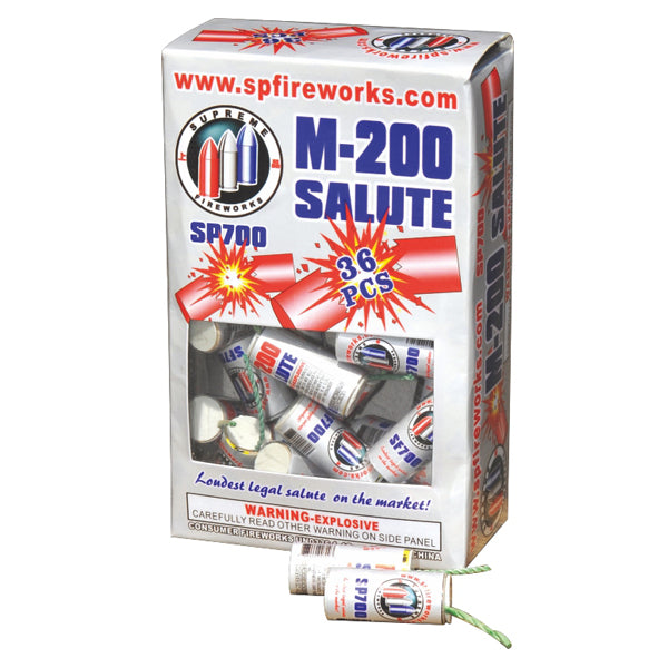 M-200 Salute - Item # SP700 – Liberty Fireworks